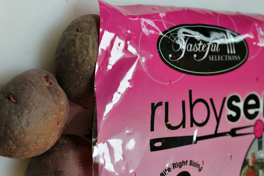 Garlic Smashed Red Potatoes | Pieces of a Mom