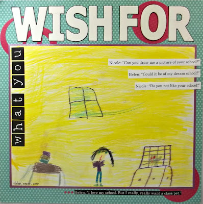 Creations Galore Blog: Layout Tuesday - Scrap Children's Artwork