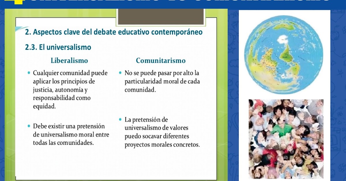 UNIVERSALISMO VS COMUNITARISMO