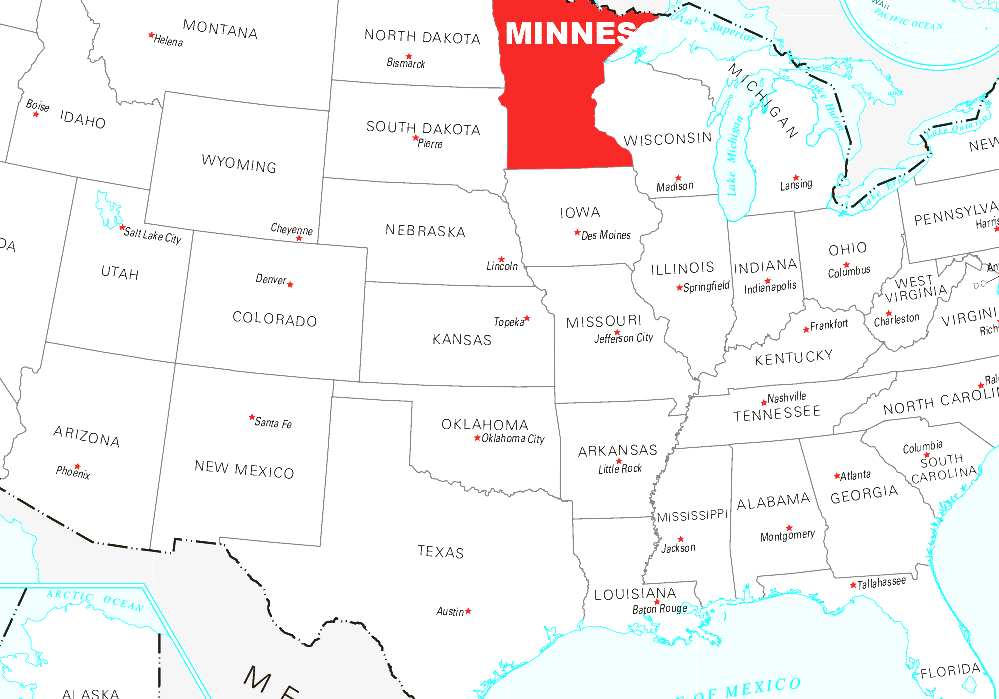 Minnesota - Where Is Minnesota On The Map