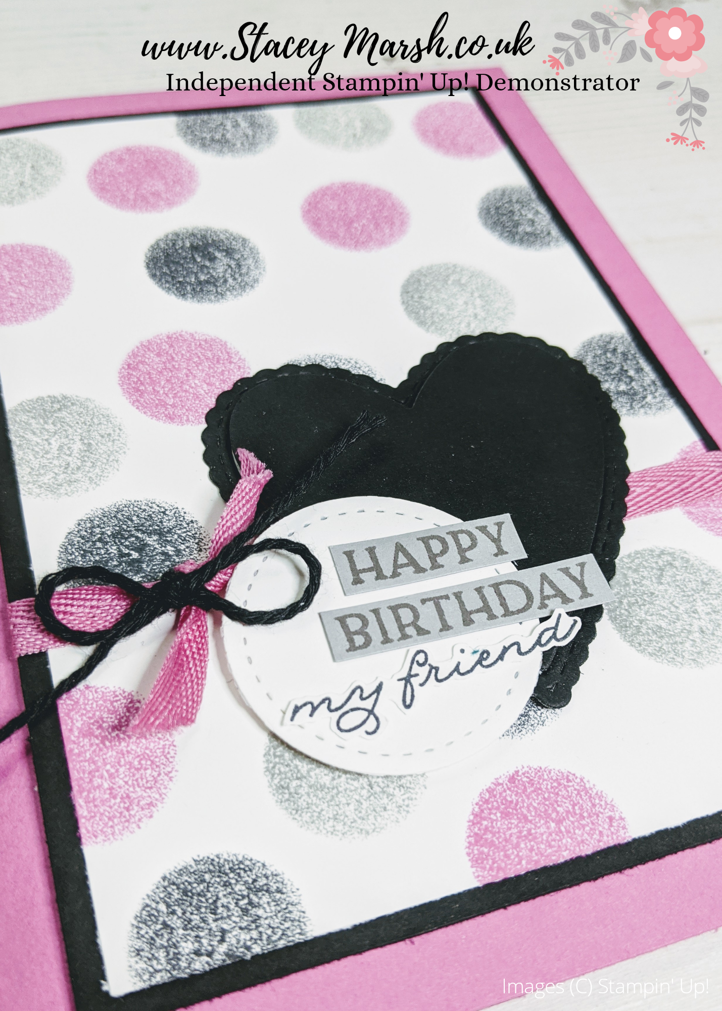 MAGENTA MADNESS BIRTHDAY CARD | STACEY MARSH