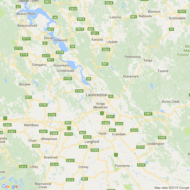 Launceston Map Free Download