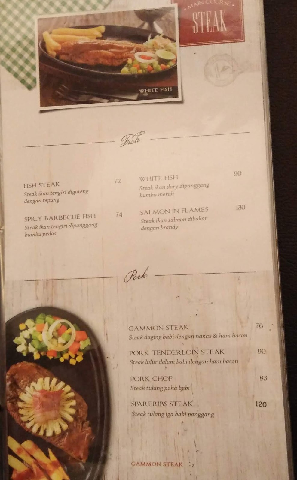 Review dan Harga Semua Menu di Steak BONCAFE Surabaya Kupang Jaya ...