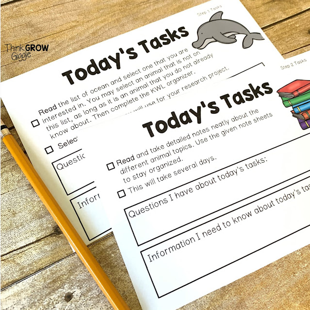 End of Year Project Ideas and Tips - Think Grow Giggle