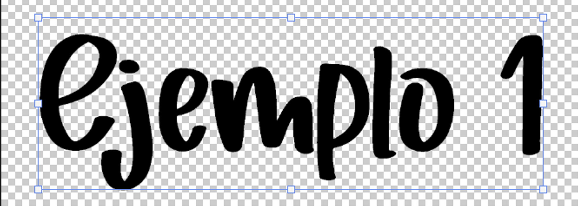 Letras en PHOTOSHOP