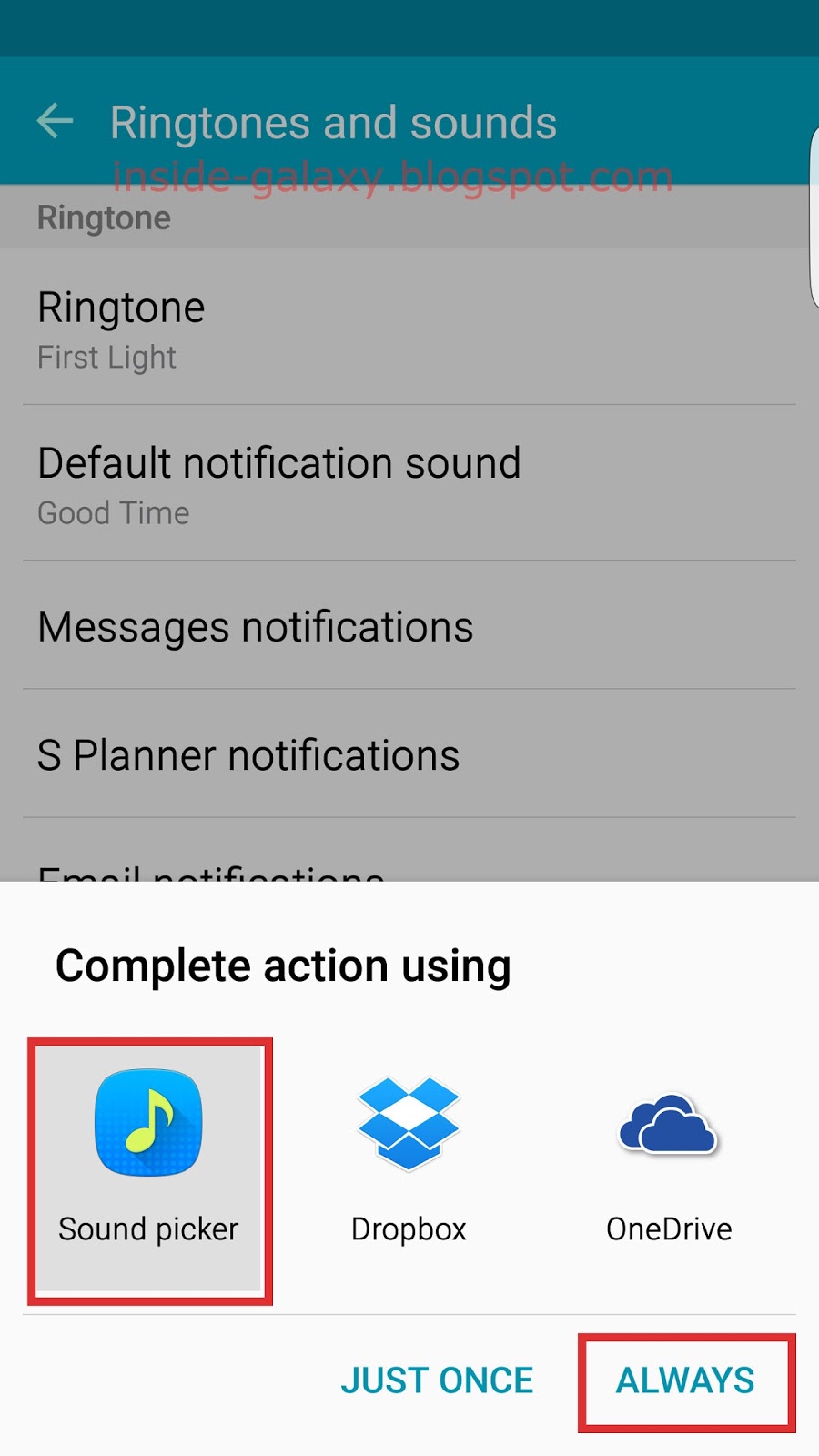 Inside Galaxy: Contacts