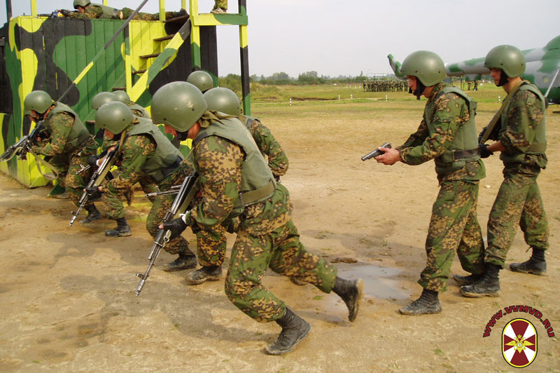 Russian Military Blog: OSN VV MVD in training