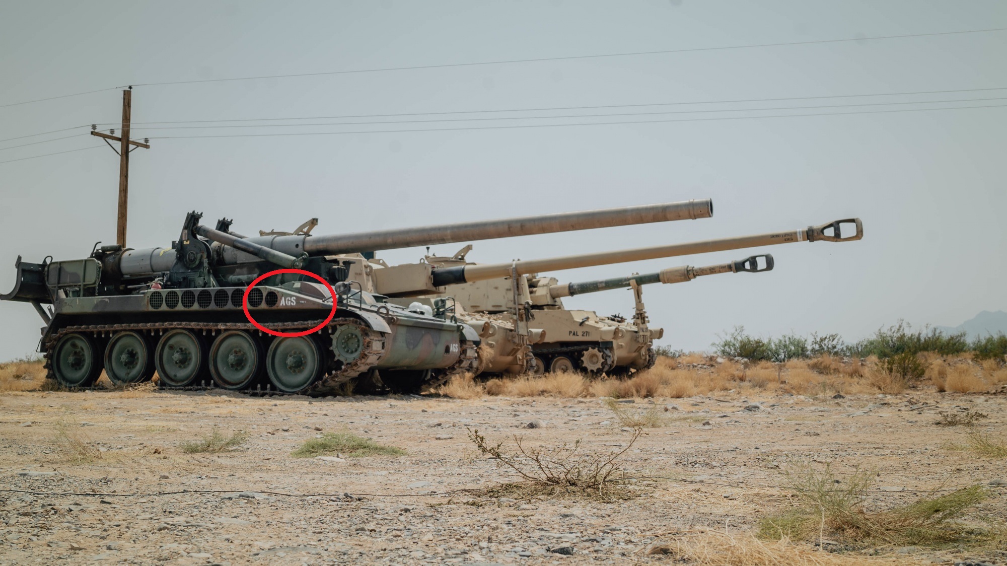 Advanced gun System (AGS) trials during Advanced Battle Management ...