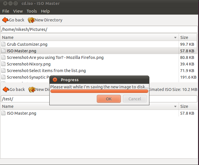 Graphical CD/DVD Image (ISO file) Editor - ISO Master | Linux Blog