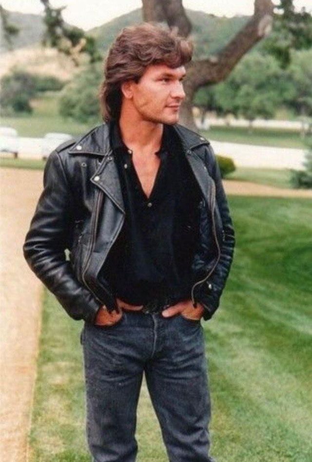 30 Photographs of a Young Patrick Swayze Rocking His Mullet Hairstyle ...