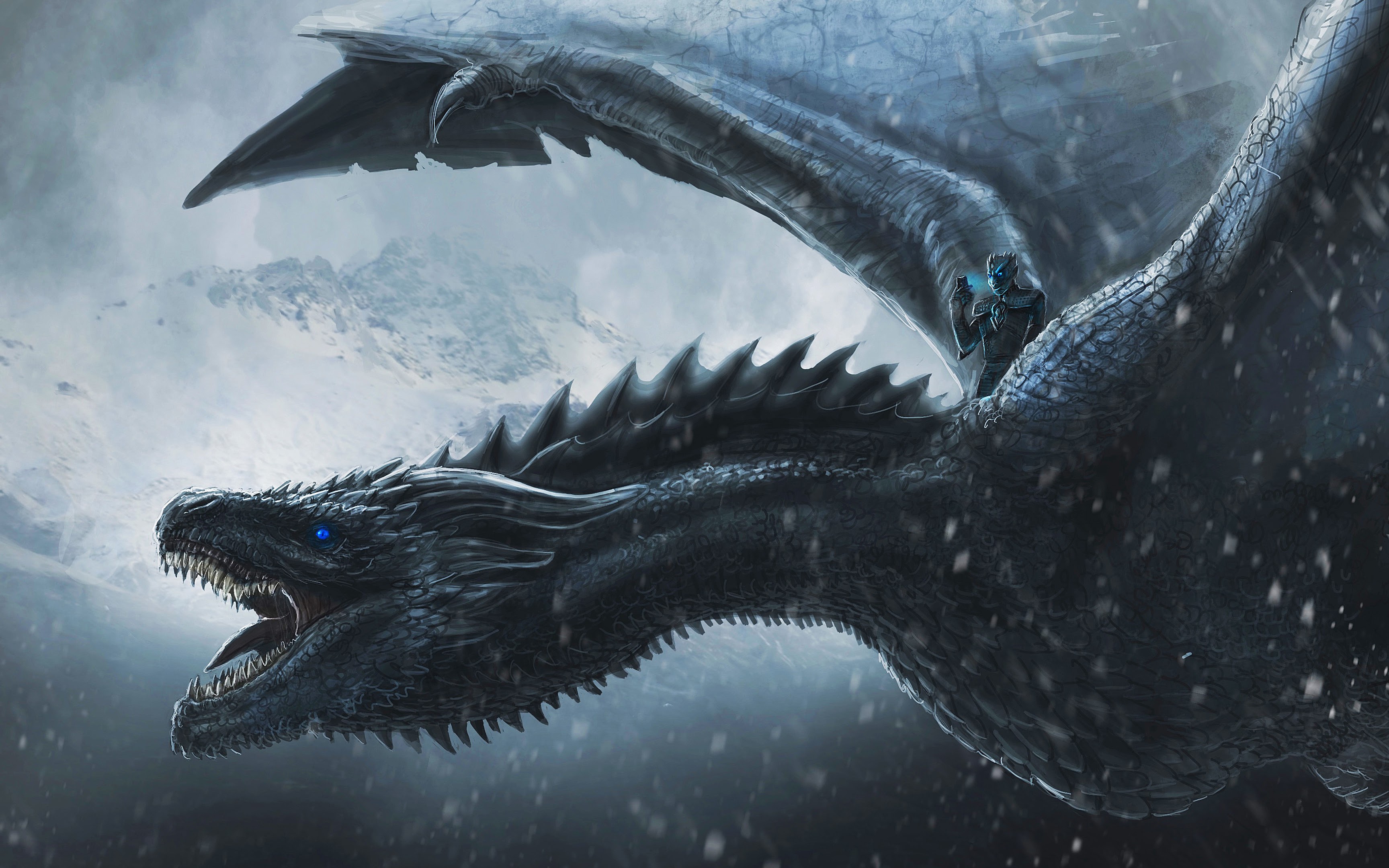 Game of Thrones, Night King, Dragon, 4K, #74 Wallpaper PC Desktop