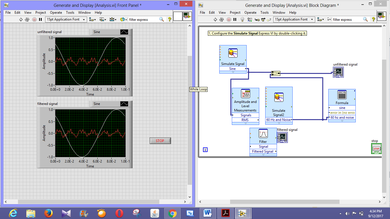 medical instrumentation: CHAPTER 3: MODIFYING A VI CREATED FROM A TEMPLATE