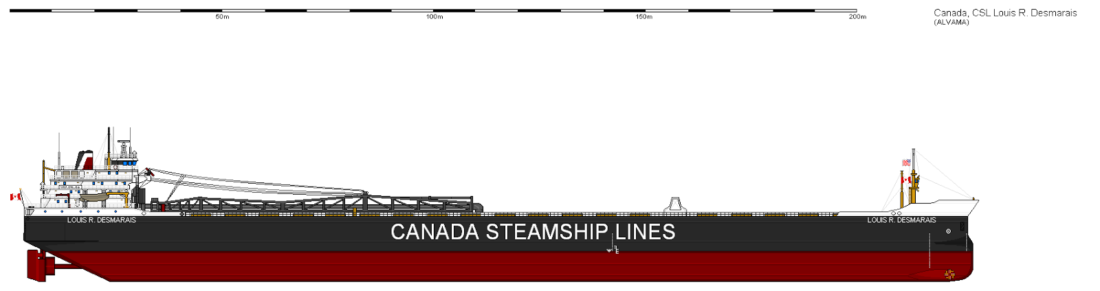 WARSHIPSRESEARCH: Canadian self discharging bulk carrier (ex-Louis R ...