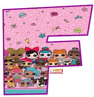 Alfabeto LOL Surprise. Cute LOL Surprise Abc. - Oh my Alfabetos!