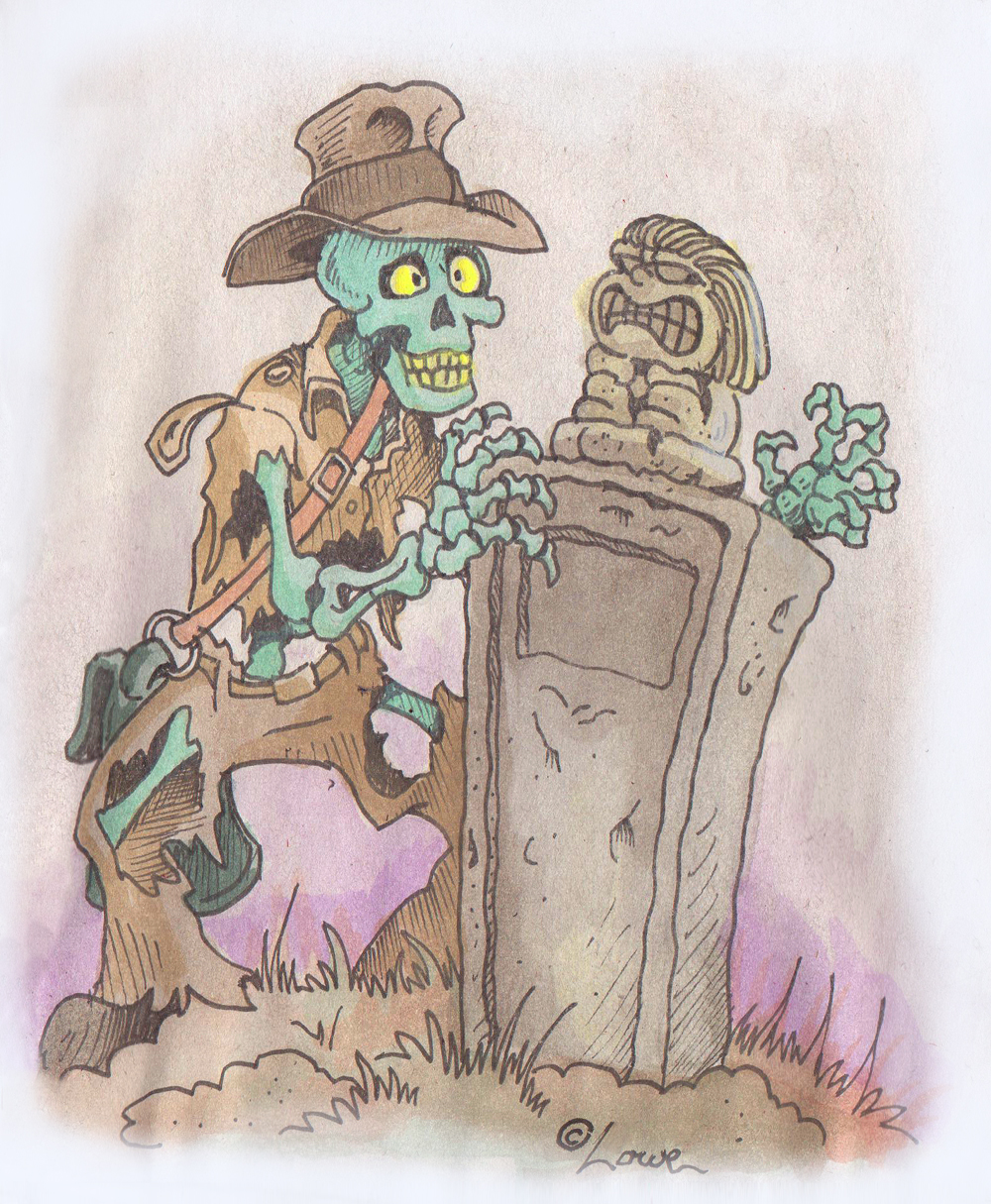 DAVE LOWE DESIGN the Blog: The Uncreated Halloween Lawn Zombie Idea ...