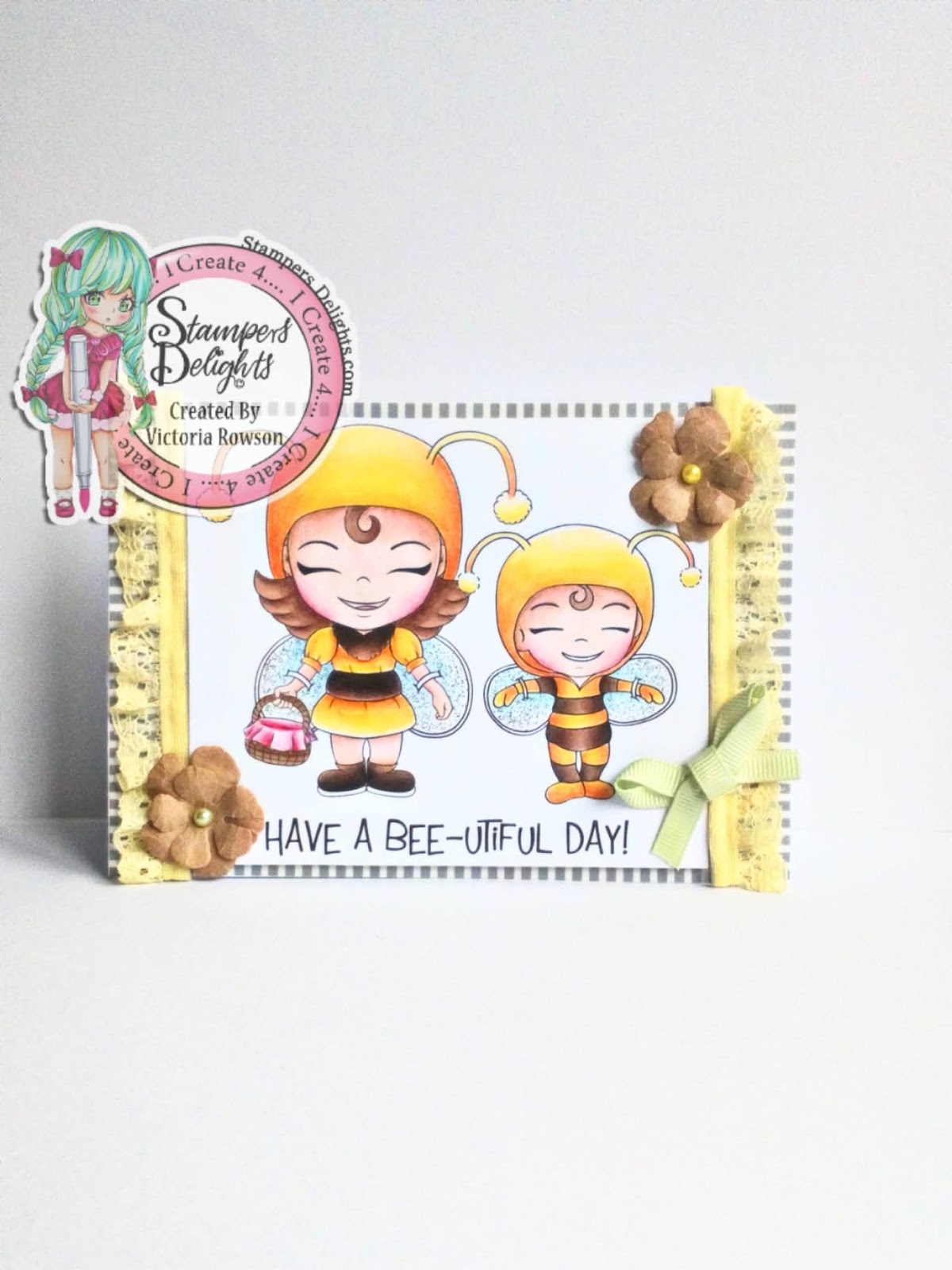 SD Baby Boo Bees Bee-utiful Day Card