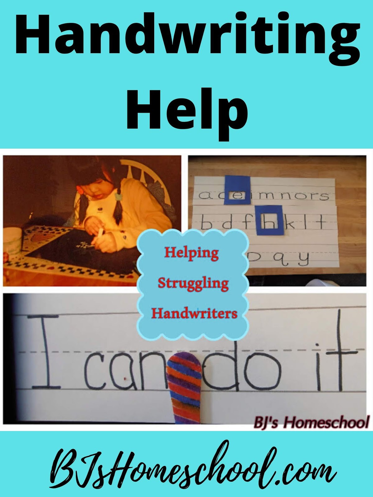 BJ's Homeschool : Handwriting Helps