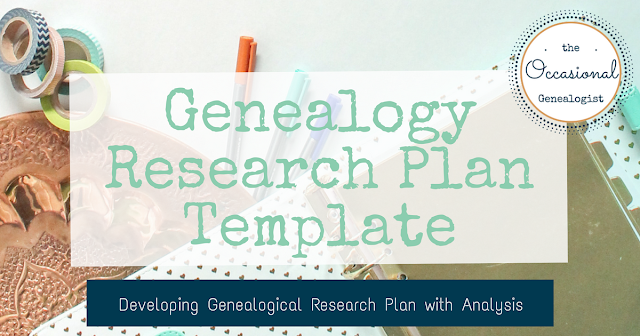 Genealogy Research Plan Template: the Evernote Research Plan with ...