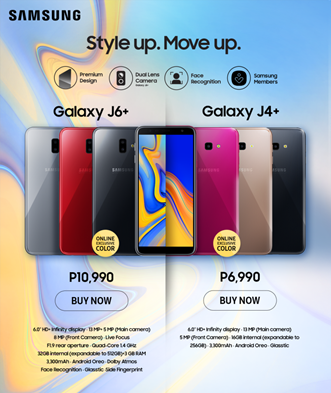 Avail of the online exclusive colorways of Samsung Galaxy J6+ in Black ...