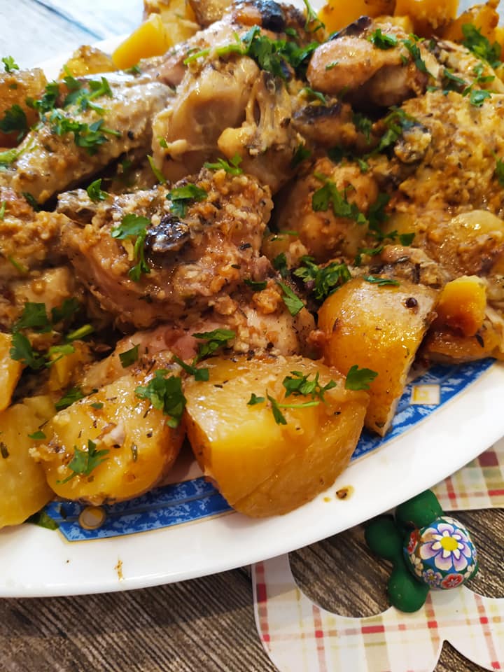 Pollo al ajo y parmesano - Chupchup y slowpot | BEGORECETAS