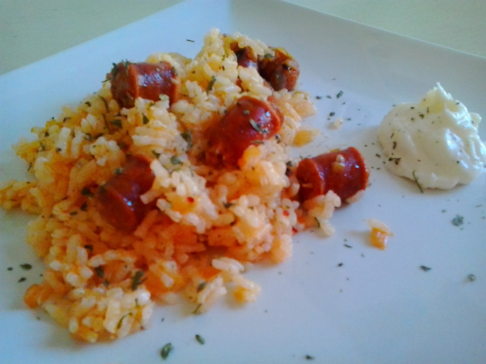 Caprichos de Mayte: Arroz con chistorra