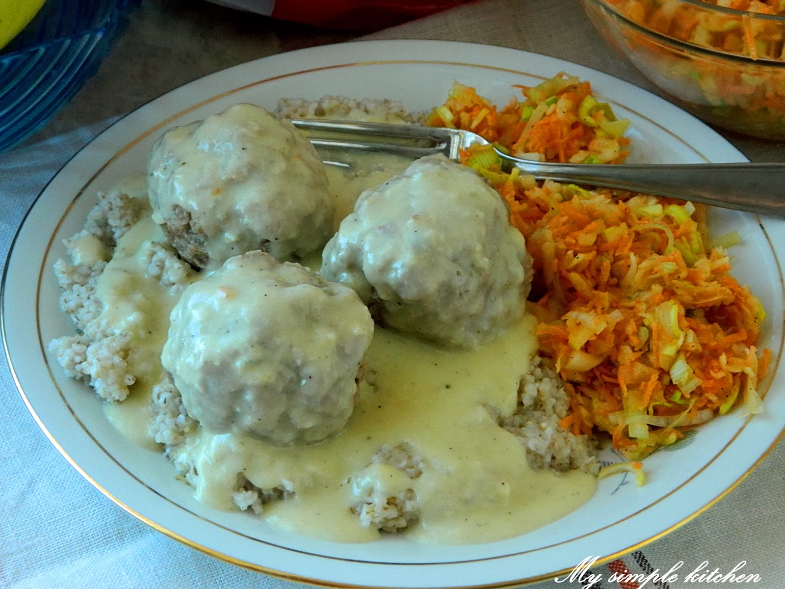 Pulpety w sosie chrzanowym | My simple kitchen