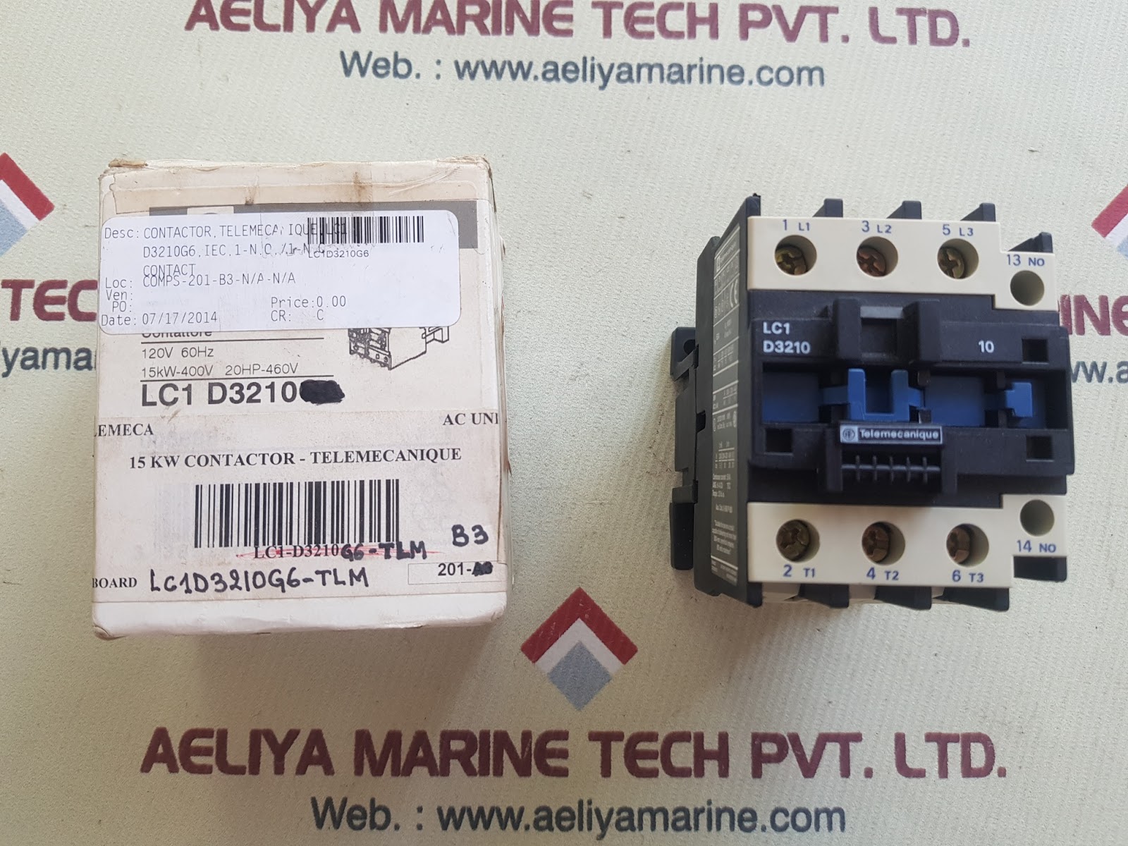 TELEMECANIQUE LC1 D3210 CONTACTOR - Aeliya Marine