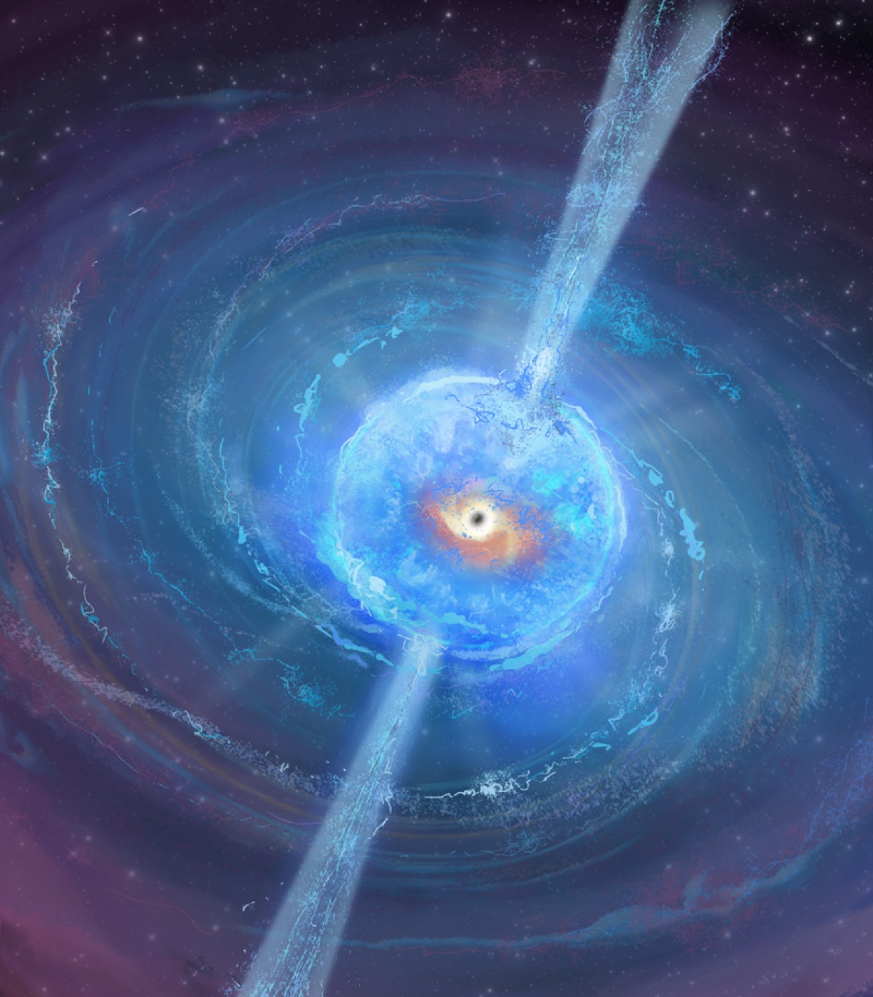 Ça se passe là haut: Une supernova déclenchée par une collision avec ...