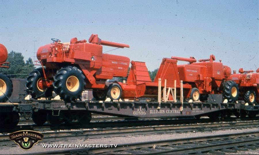 Industrial History: Unit Trains of Combines and Tractors