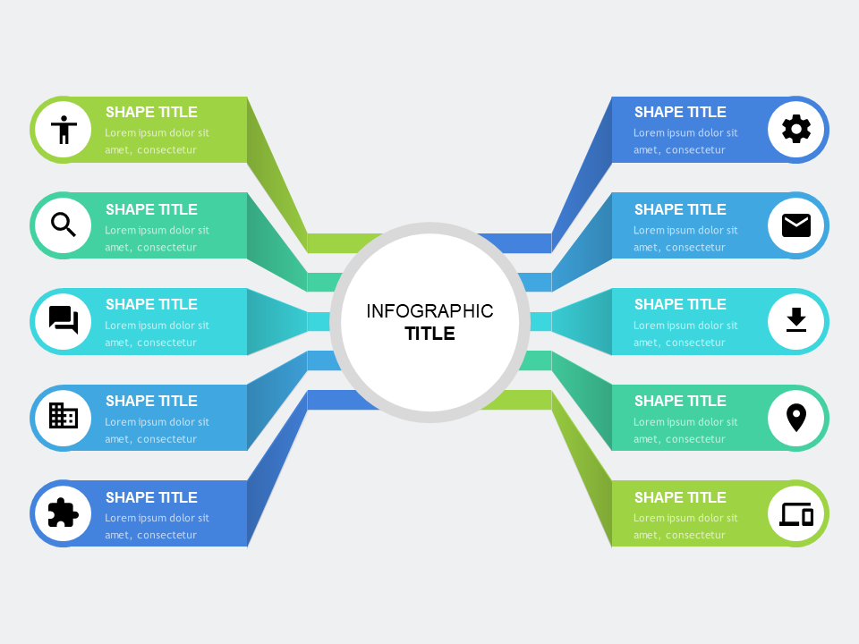 Multi Items PowerPoint Templates - PowerPoint Free