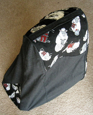 The Purled Ewe: My New Spinning Wheel Cover!