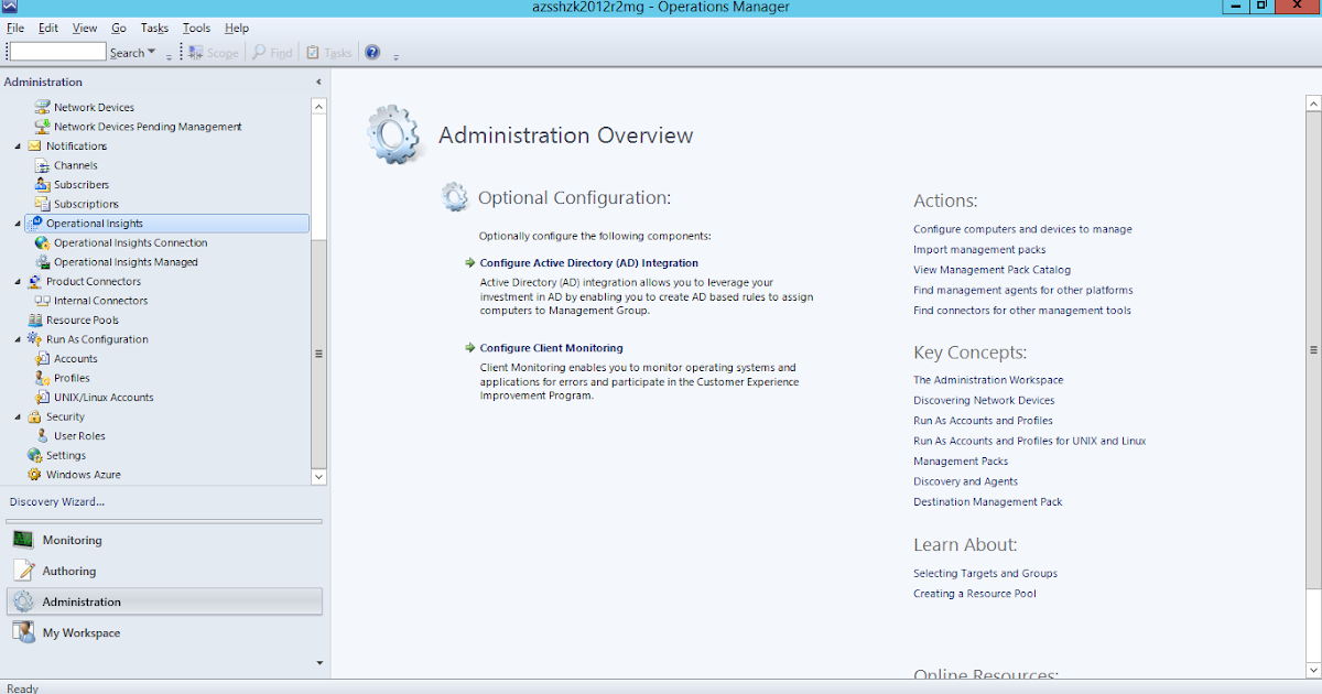さっしーの試してみるか3: Operational Insights and System Center 2012 R2 Operations ...