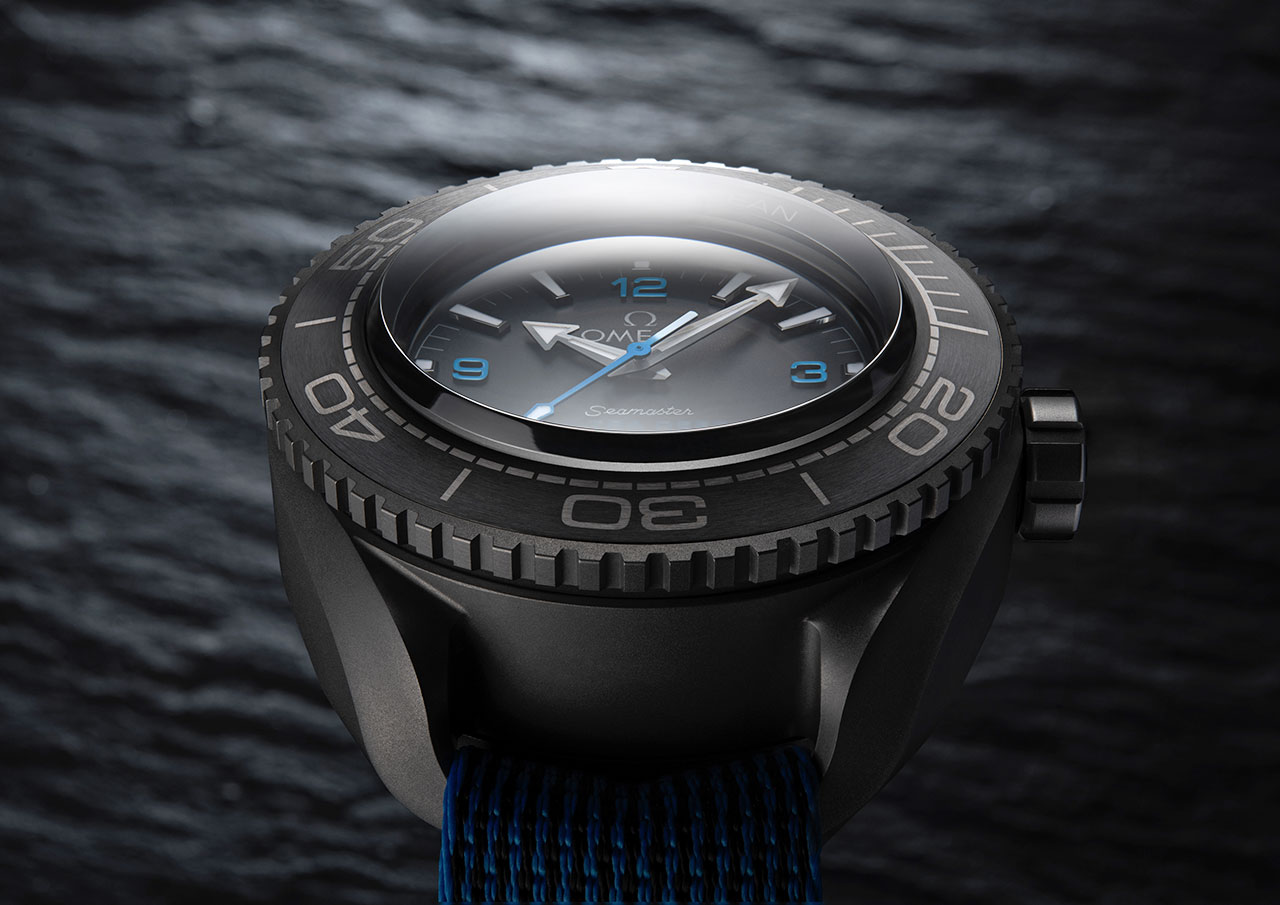 The Omega Seamaster Planet Ocean Ultra Deep used in the deepest dive in ...