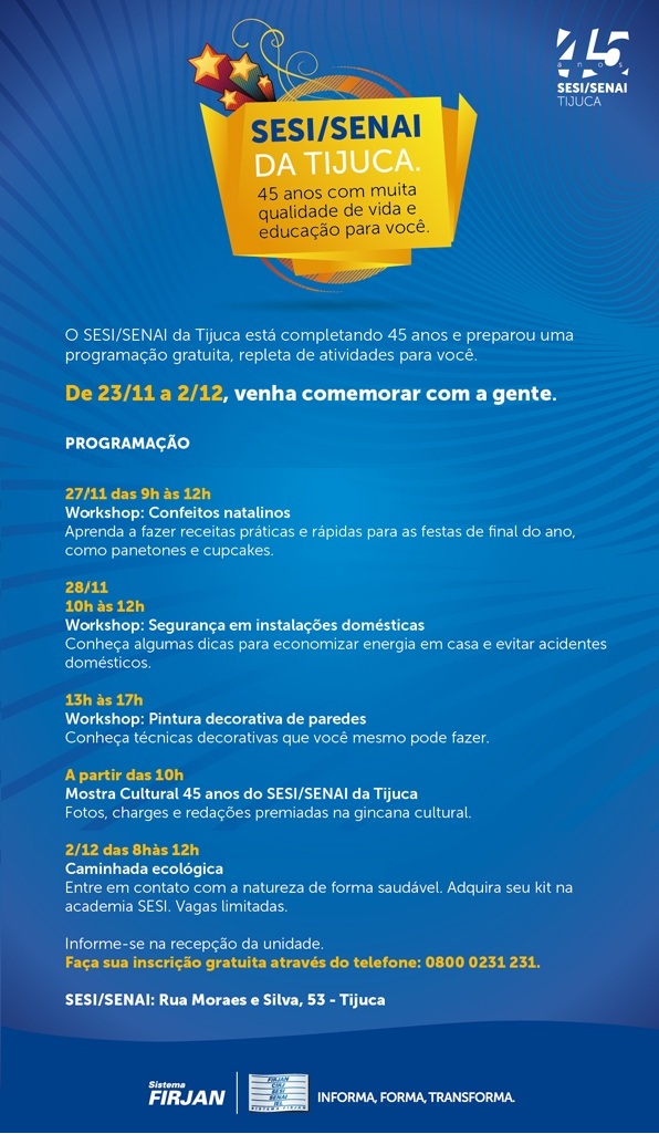 Alternativos & Independentes: atividades comemorativas dos 45 anos do ...