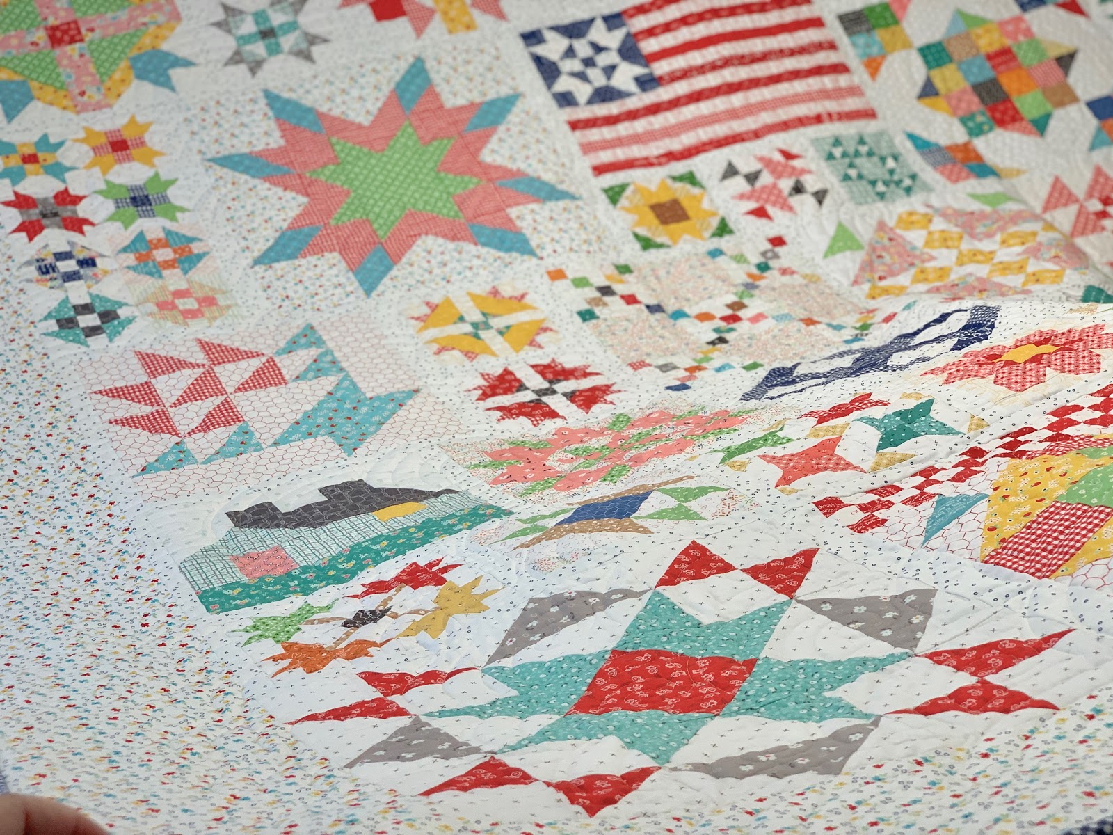 Bee In My Bonnet: Vintage Block Along - The Big Finish!!