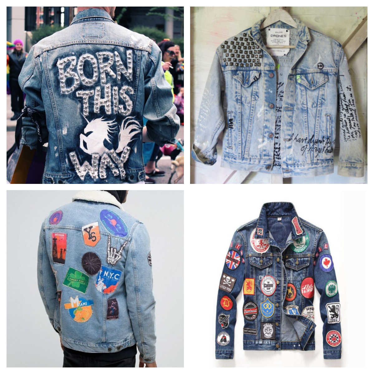 18 Ideias De Customização De Jaqueta Jeans