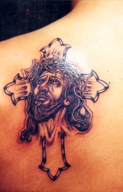 TATTOOS GALLERY WORLD: Back Jesus Christ Tattoos For Men