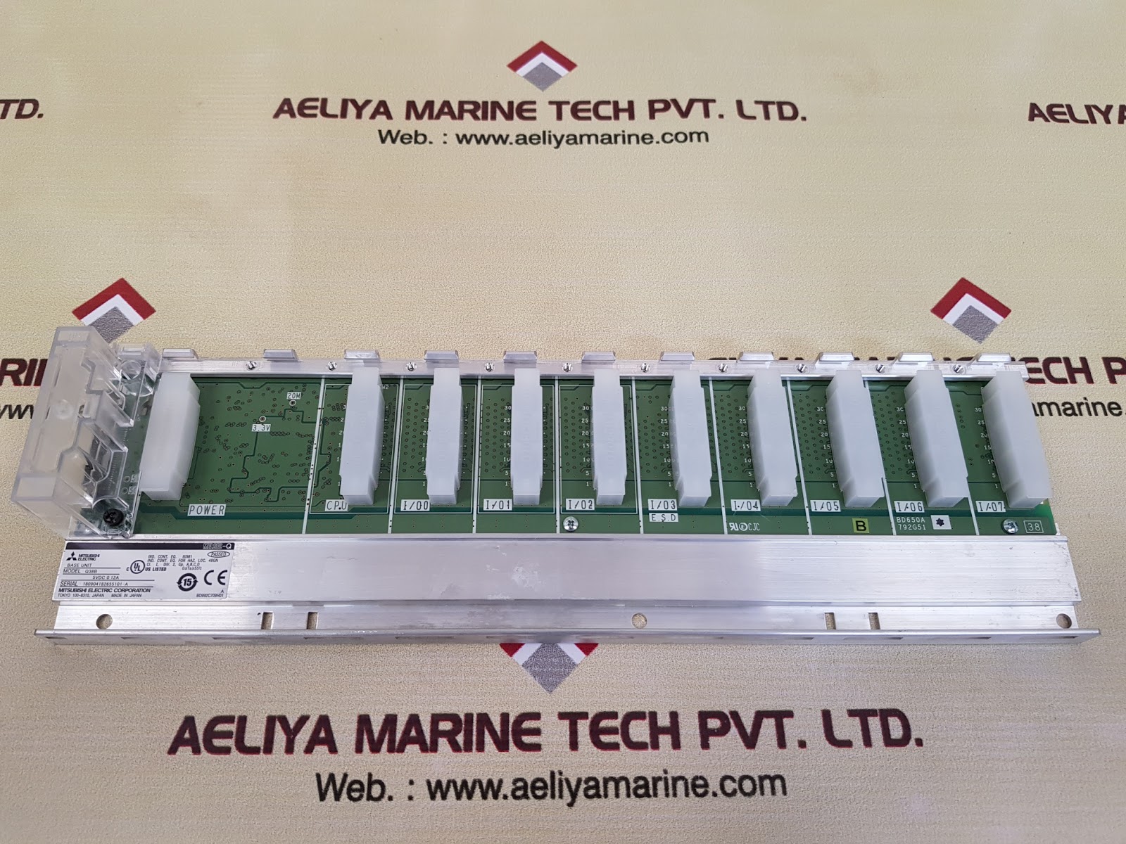 MITSUBISHI MELSEC-Q Q38B BASE UNIT BD650A792G51 - Aeliya Marine