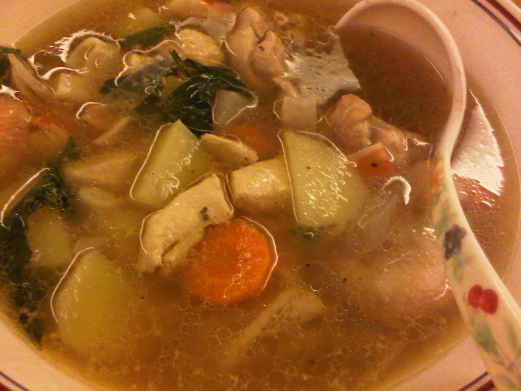 Steam Sea-bass & Chicken Soup