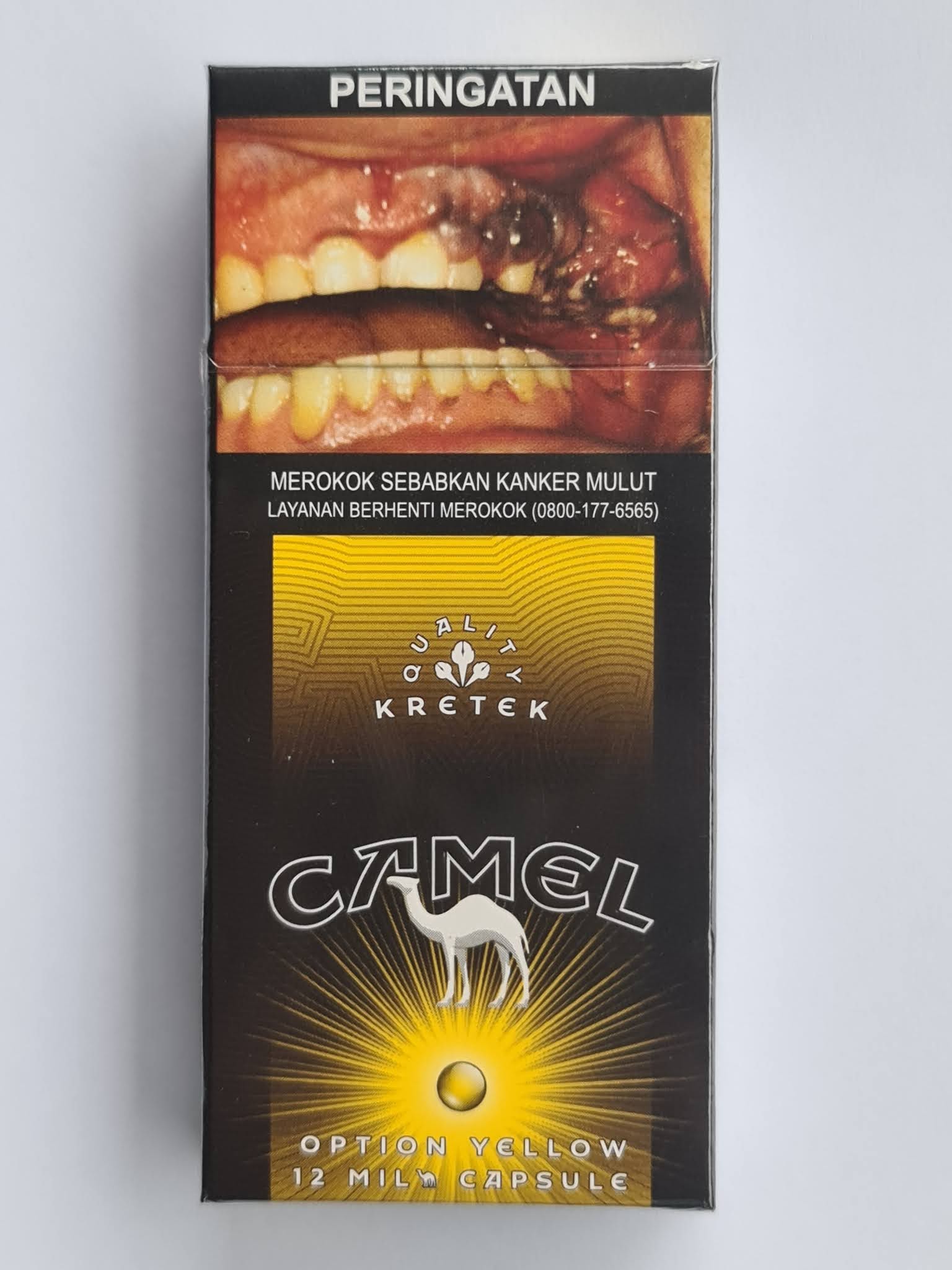 Camel Mild Option Yellow Kretek 12, SKM LTLN Pertama Di Indonesia ...