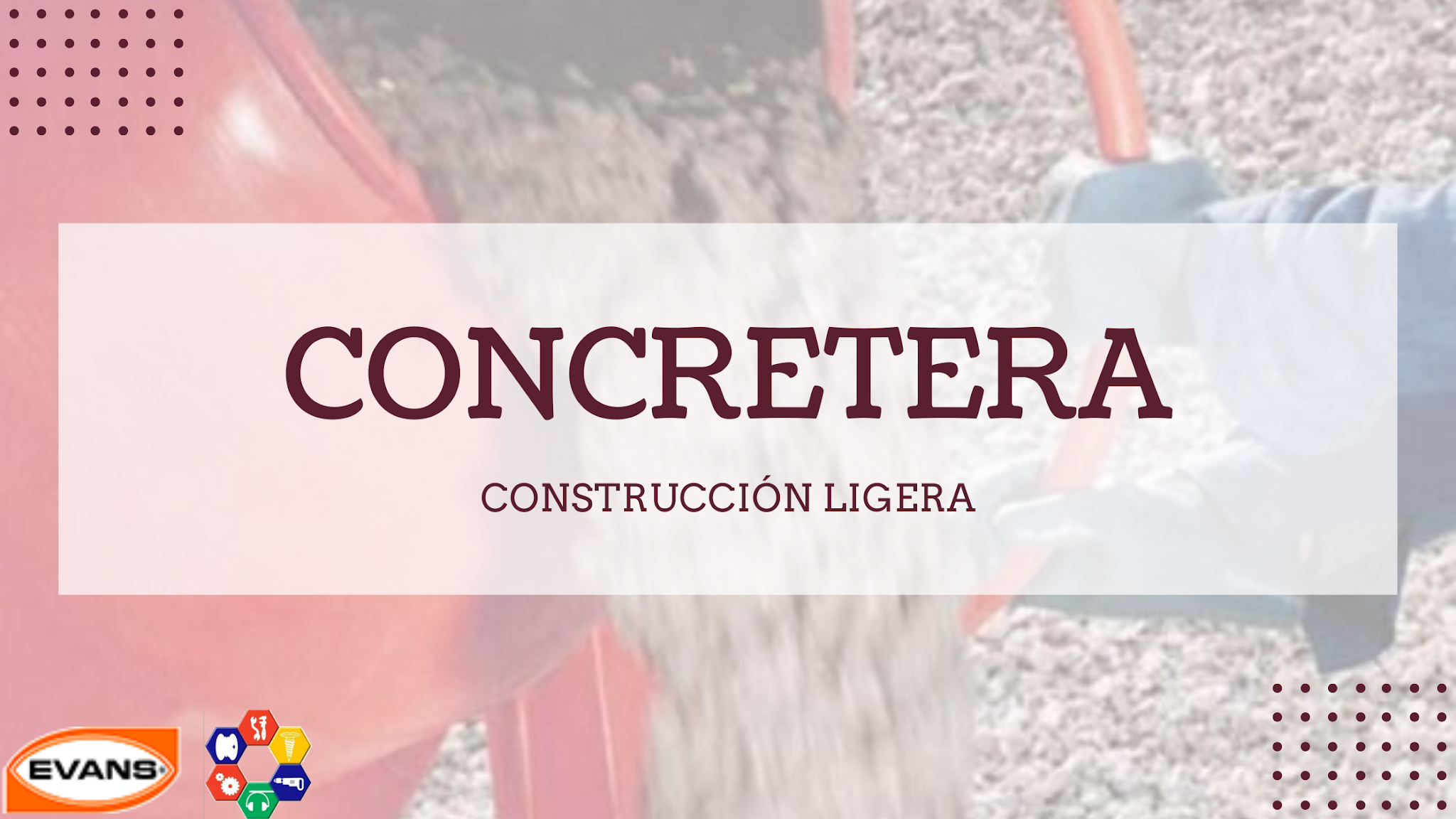 Concretera/revolvedora 9HP EVANS | GUATEMALA