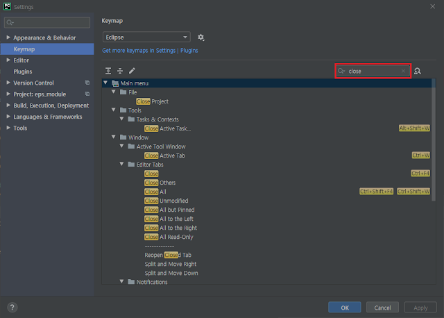 파이썬과 주식 이야기: 파이썬 PyCharm Keymap 설정 방법 (feat. Android Studio)