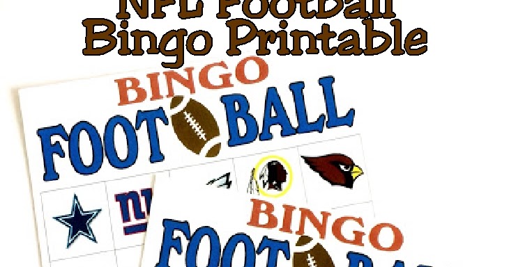 DIY Party Mom: NFL Football Bingo Game Printable