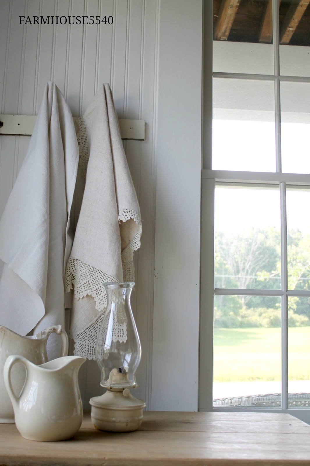 FARMHOUSE 5540: Farmhouse Inspiration ~ Vintage Linens