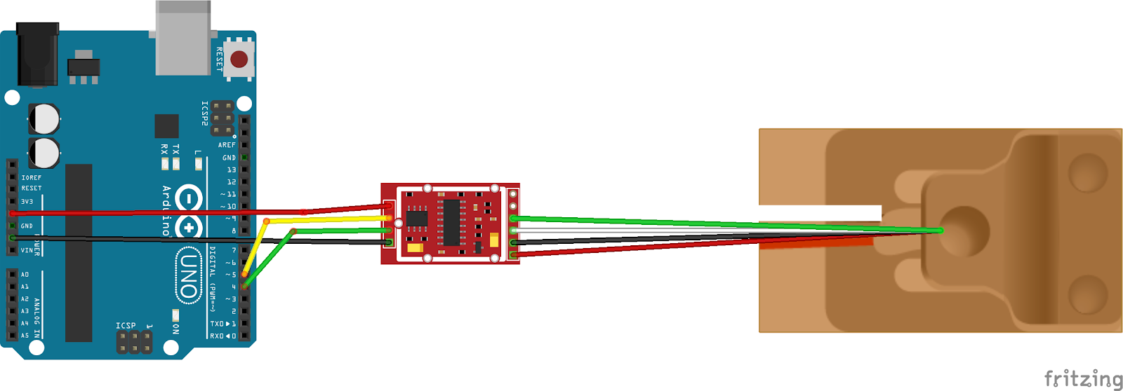 Electronic scale with HX711 load cell and Arduino Uno - mprojekte