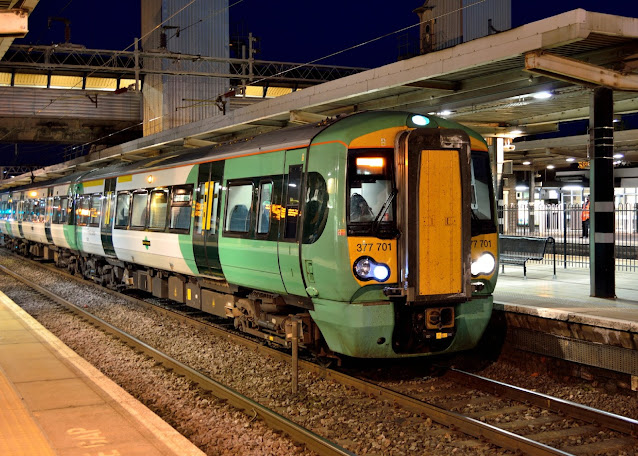 'Along These Tracks' Train Photos Site : Night Photo Class 377701 ...
