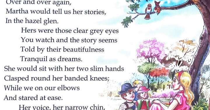 Martha poem summary in Hindi and English by Walter De La Mare