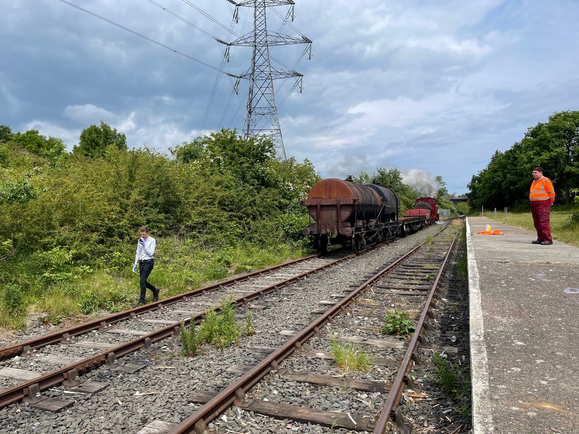 North Tyneside Steam Railway: Freight Guard training