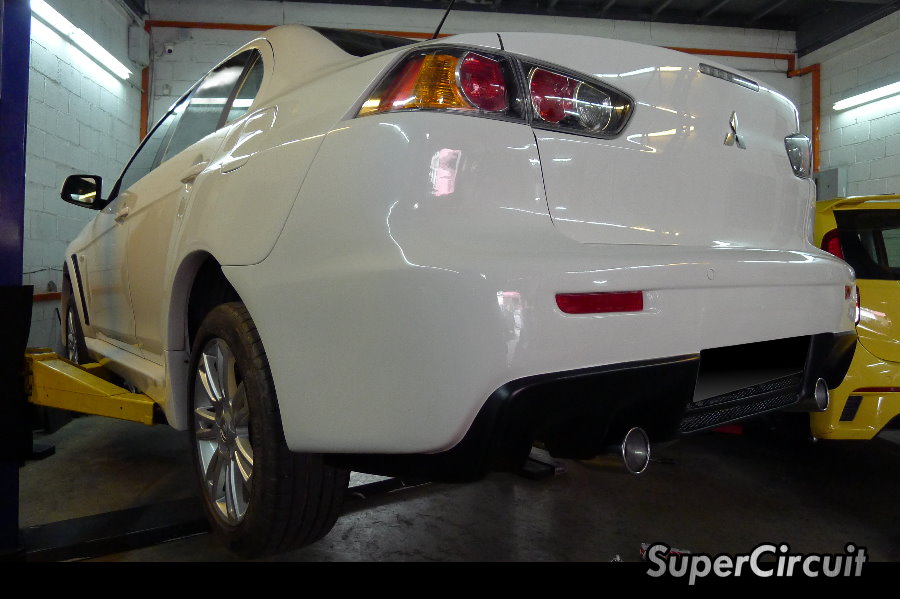 SUPERCIRCUIT Exhaust Pro Shop: Proton Inspira Twin Exhaust Conversion