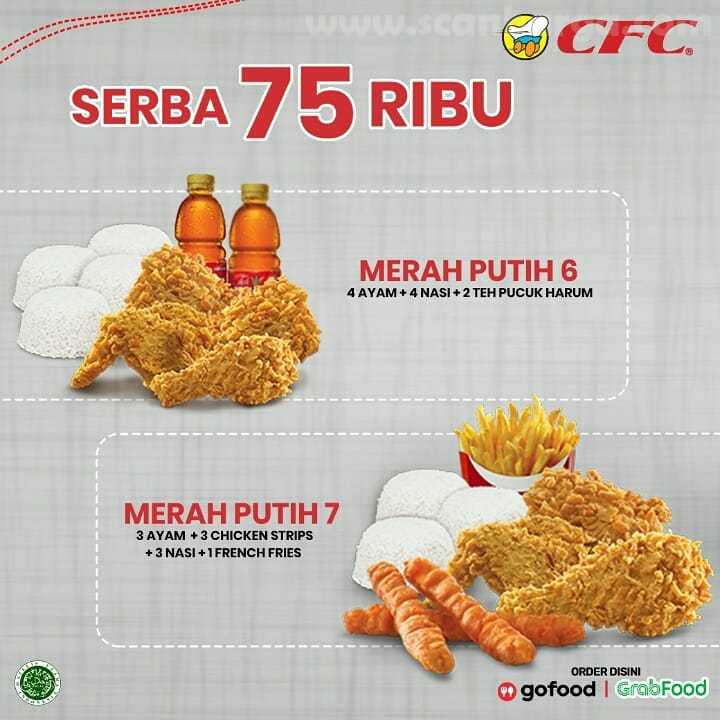 CFC Promo Pesta Merah Putih Hari Merdeka Hemat Hingga 40% - scanharga